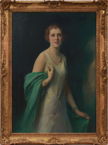 PORTRAIT OF ANNETTE LEWIS REMICK by Alfred-Georges Hoen on artnet