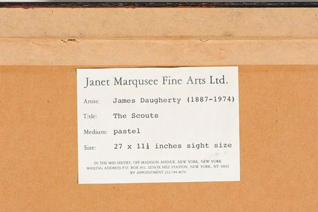 The Scouts Mural Study by James Henry Daugherty on artnet