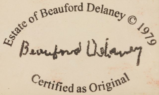 Yellow Abstraction, 1961 by Beauford Delaney on artnet