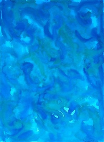 Yellow Abstraction, 1961 by Beauford Delaney on artnet