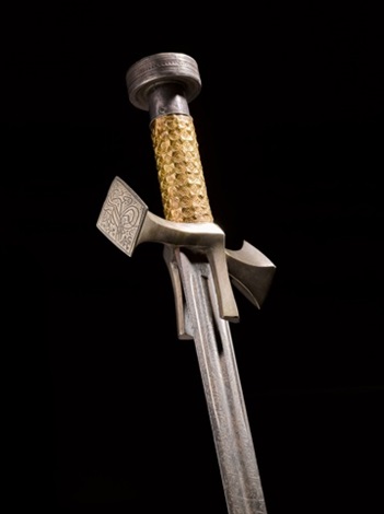 A gilded and silver-mounted sword kaskara of Sultan Ali Dinar, Sudan ...