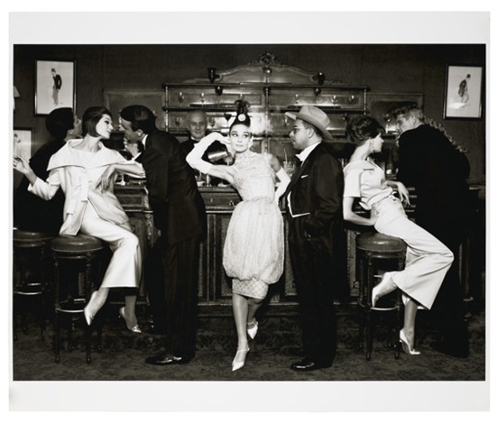 Audrey Hepburn and Art Buchwald with Simone, Barbara Mullen, Frederick ...