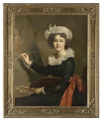 Portrait de lartiste by Elisabeth Louise Vigée Le Brun on artnet