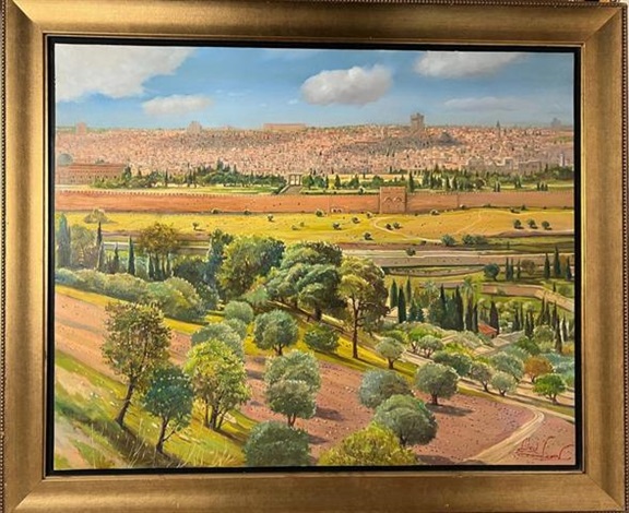 Jerusalem view by Alex Levin on artnet