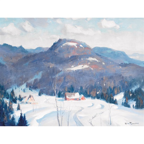 Winter afternoon, St. Adele country by Eric Riordon on artnet