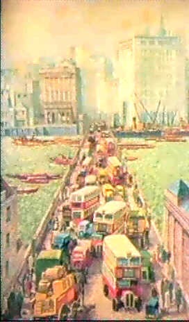 CHAOS ON LONDON BRIDGE by Harold Workman on artnet