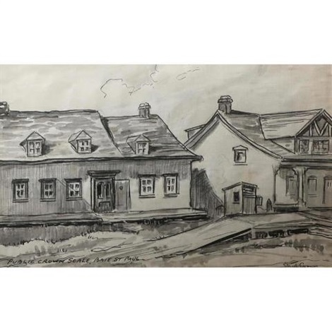 Public Crown Scale, Baie St. Paul by Paul Archibald Octave Caron on artnet