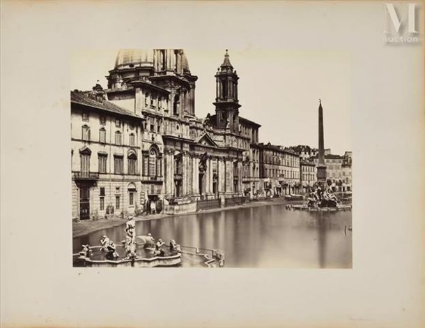 Piazza Navona inondée, Rome by Tommaso Cuccioni on artnet
