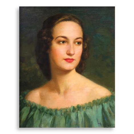 Portrait of Sharon Ellis Murphy by Fernando Amorsolo on artnet