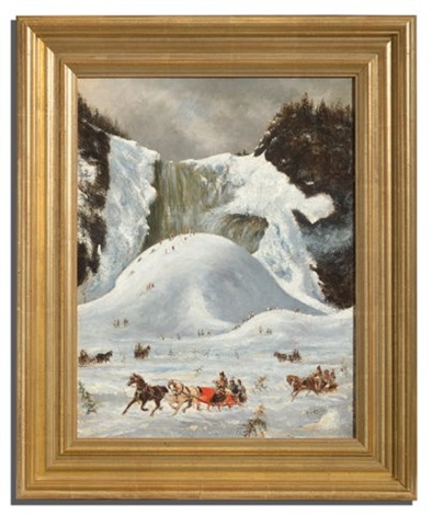 Sleigh Riding, Montmorency Falls by William Henry Edward Napier on artnet