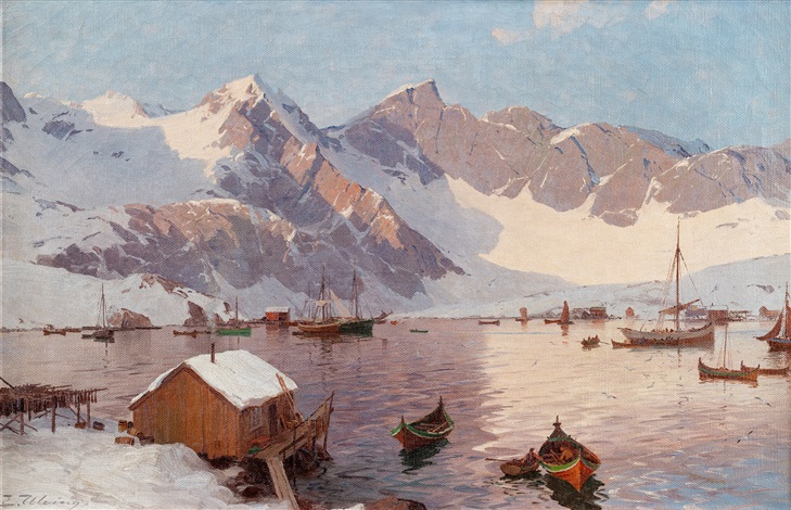 Vinteraften, Lofoten by Even Ulving on artnet