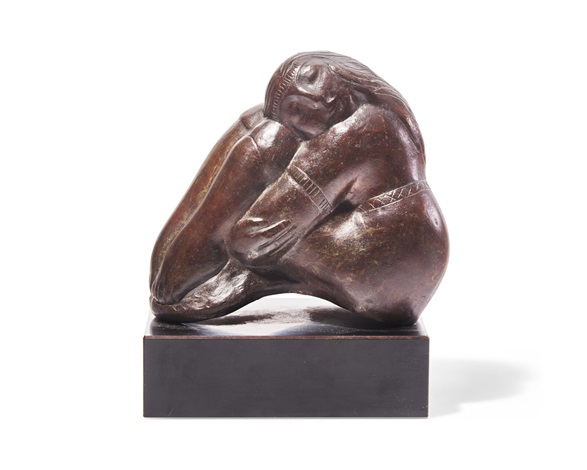 Seated Girl or Seated Girl Asleep with Hands under Legs by William ...