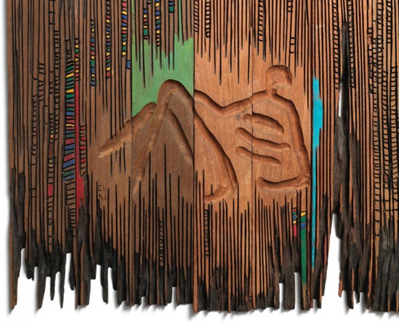 On Grandmas Cloth by El Anatsui on artnet