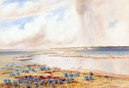 North Norfolk estuary by Frederick Henry Partridge on artnet