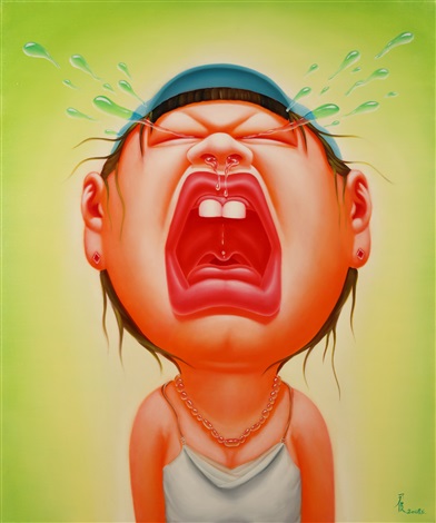 Crying Girl Series - Cry 1 by Yin Jun on artnet