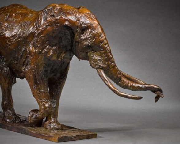 One Ton, Bull Elephant by Mark Coreth on artnet