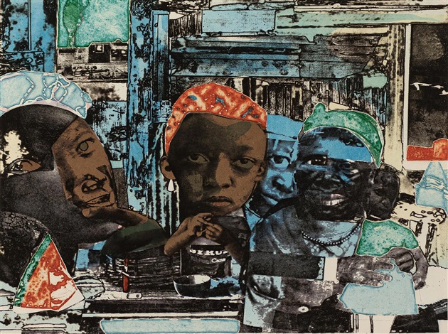 The Train by Romare Bearden on artnet
