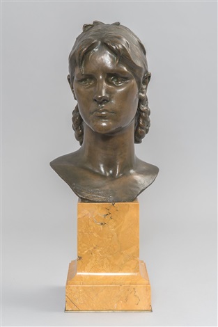 Jeune fille à la tresse Irma Sèthe by Paul Dubois on artnet