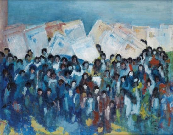 March on Washington by Alma Thomas on artnet