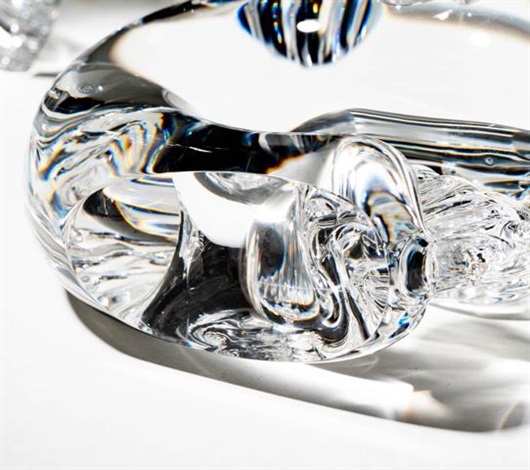 Four Steuben Glass Dolphin Sculptures by Steuben Glass on artnet