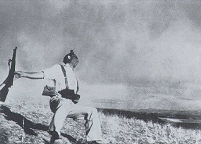 Death of loyalist soldier by Robert Capa on artnet