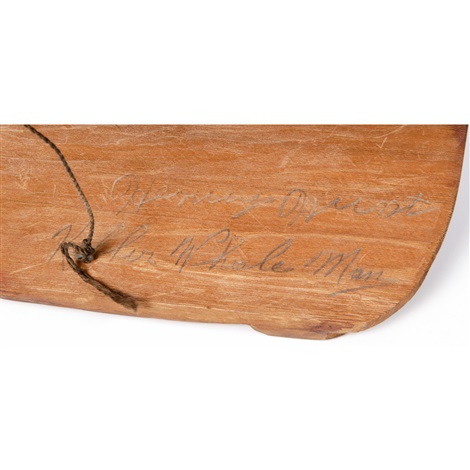 Carved Wood Mask, Killer Whale Man by Henry Hunt on artnet