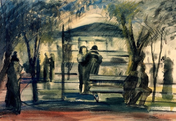 In the Park by István Farkas on artnet