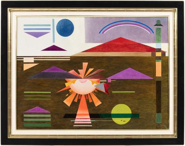 Center accent by Rudolf Bauer on artnet
