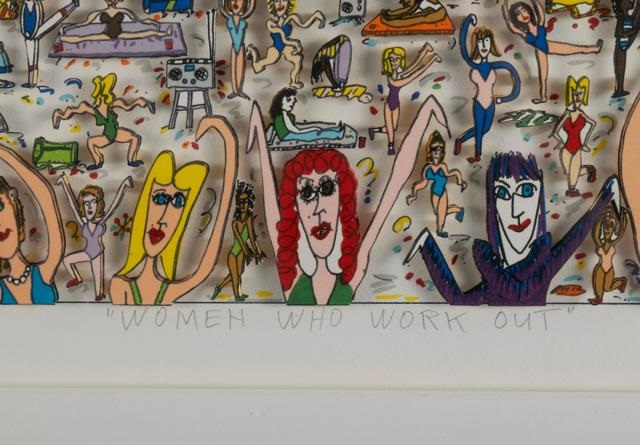 Women Who Work Out by James Rizzi on artnet