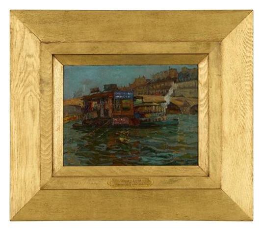 Bateau sur la Seine, Paris by Richard Hayley Lever on artnet