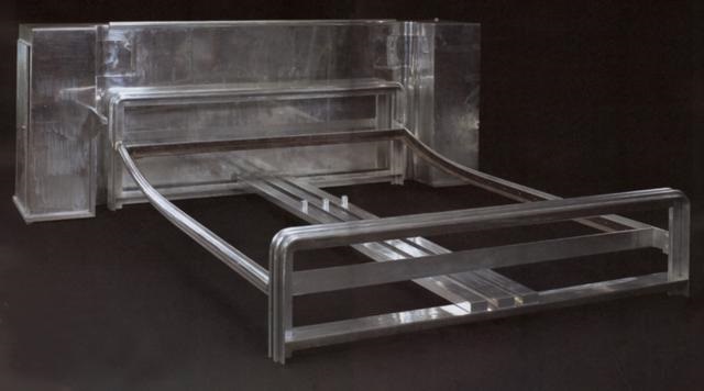 The Maharaja of Indores bed from the Manik Bagh Palace by Louis Sognot ...