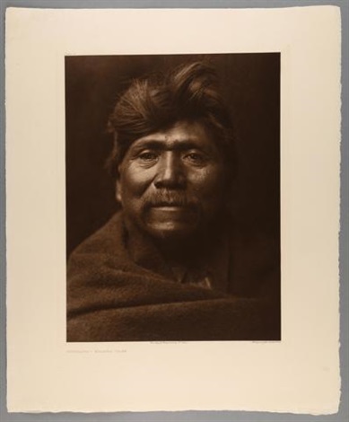 Group of Three Southwest Male Portraits Carlos Rios - Papago Chief by ...