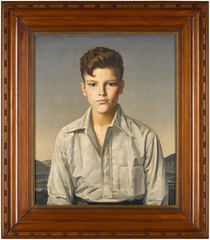 Portrait of Albert Wiggin Selden by Gerald Leslie Brockhurst on artnet