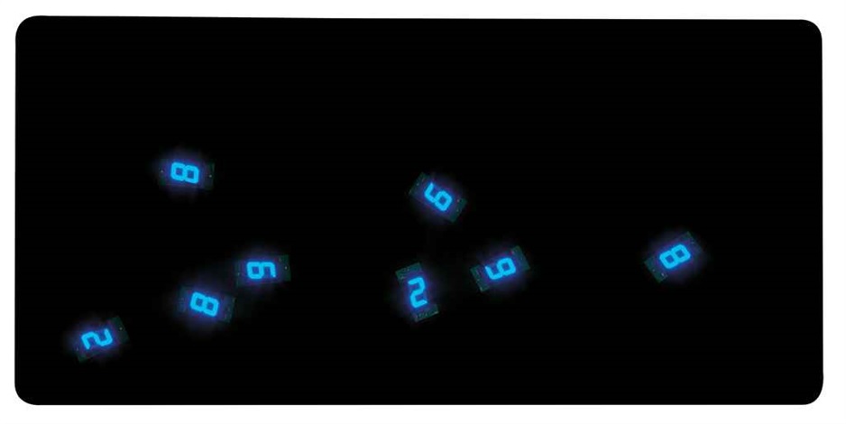 Time in Blue No. 8 by Tatsuo Miyajima on artnet