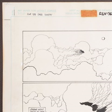 Frank Miller Klaus Jansen Drawing for Batman The Dark Knight 3 Comic by ...