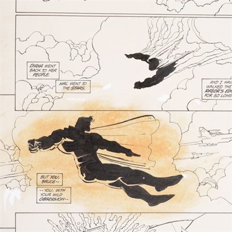 Frank Miller Klaus Jansen Drawing for Batman The Dark Knight 3 Comic by ...