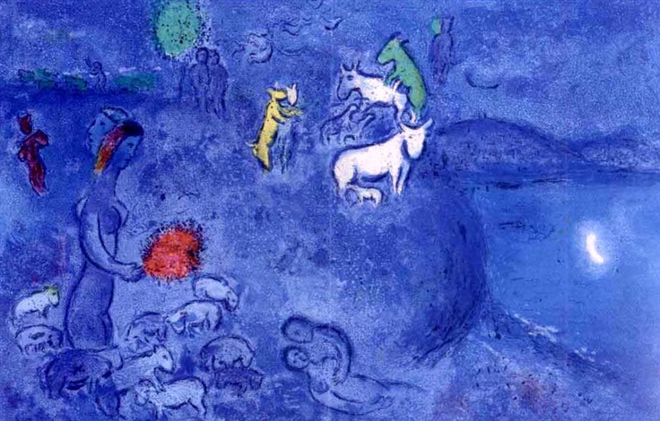 Daphnis and Chloë Spring by Marc Chagall on artnet