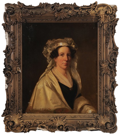 Portraits of David Barnum c. 1770-1844 and his wife, Ann Kirby Barnum ...