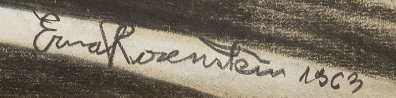 Composition with fish by Erna Rosenstein on artnet