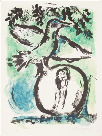 LOiseau Vert The Green Bird, 1962 by Marc Chagall on artnet