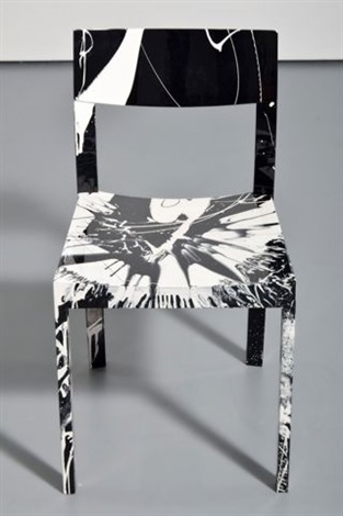 Damien Hirst Beautiful Brainwashing Narcissit Spin Chair by Damien ...