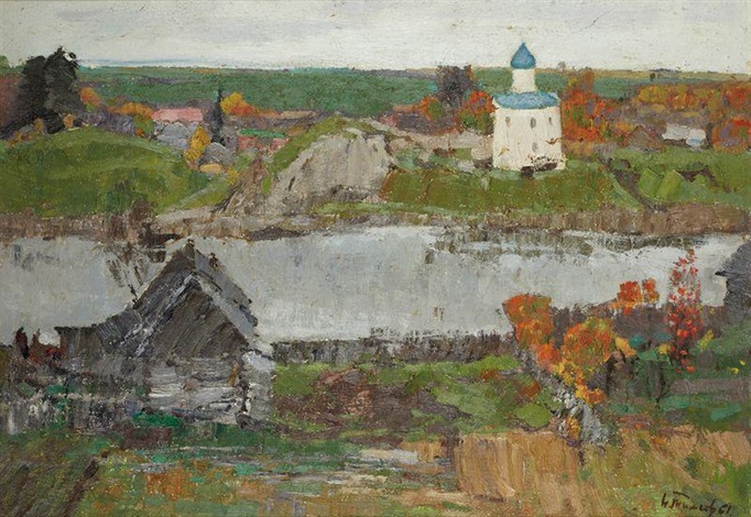 Vue dune église by Nikolai Efimovich Timkov on artnet