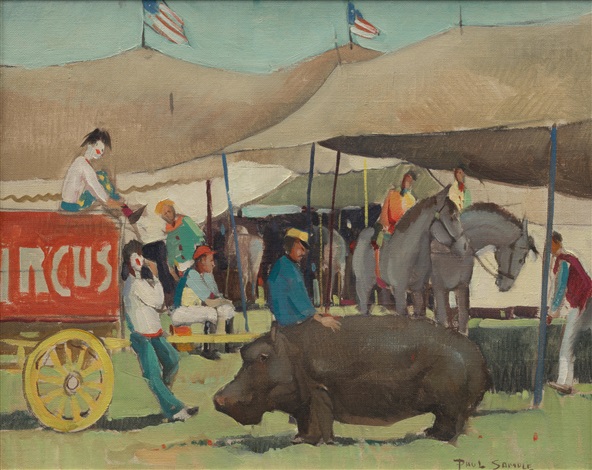 Hippo by Paul Sample on artnet