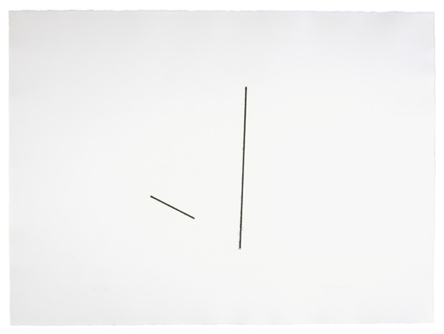 Four Variations of Two Diagonal Lines by Fred Sandback on artnet