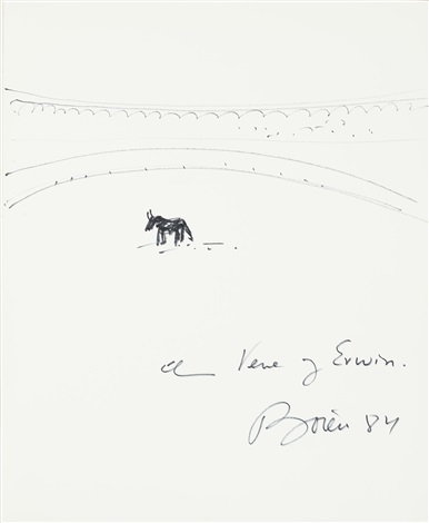 ORIGINAL DRAWING SIGNED BY BOTERO. Botero, dessins et aquarelles. Paris ...