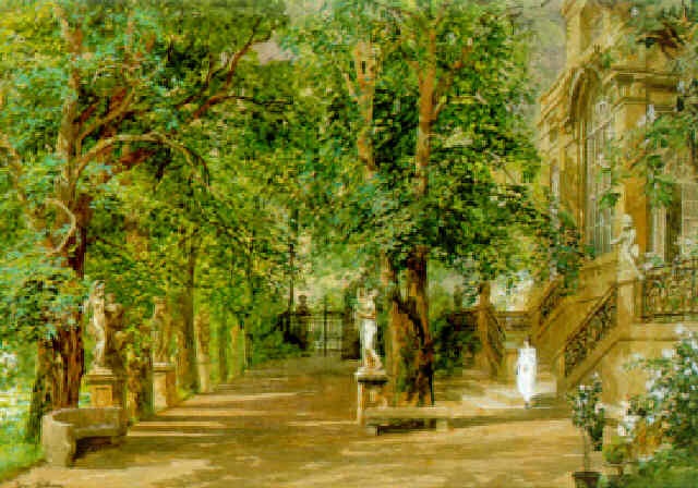 Im Schloßgarten by Leopold Rothaug on artnet