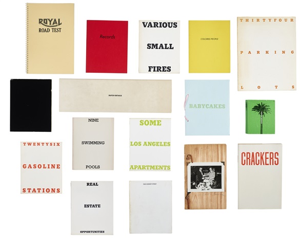 A Collection of Sixteen Artists Books by Ed Ruscha on artnet