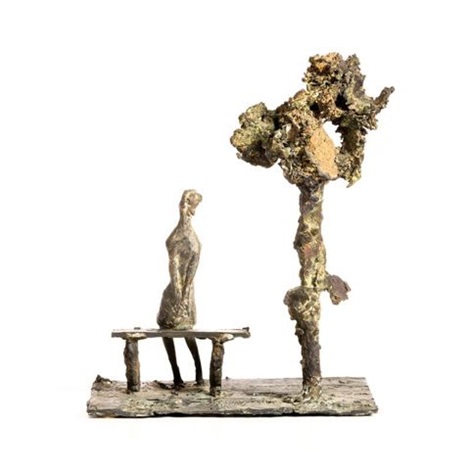 Figure Beside a Tree by Edward Delaney on artnet