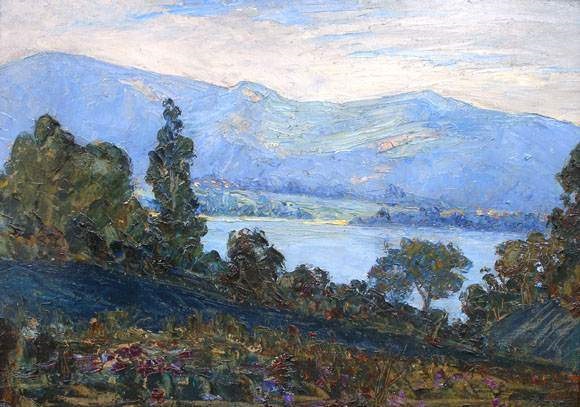 Lac du Bourget by Joseph Victor Communal on artnet