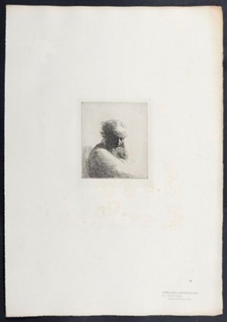 Veillard à grande barbe et front ridé by Rembrandt van Rijn on artnet